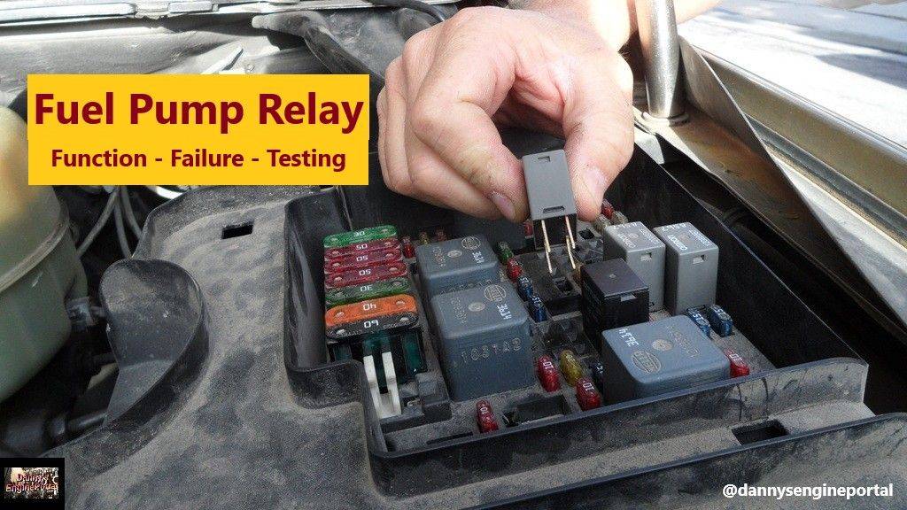 Fuel Pump Relay - Function - Failure - Testing Procedures