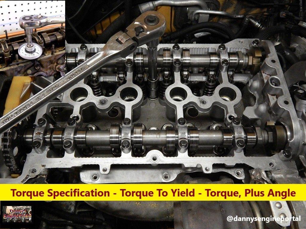 Torque Specification - Torque To Yield - Torque, Plus Angle